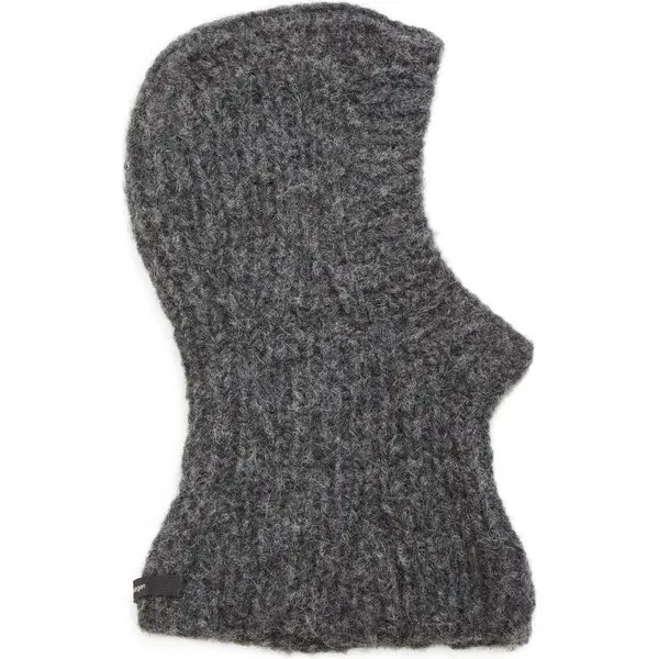 MERUERT TOLEGEN Hand Knit Balaclava - Grey
