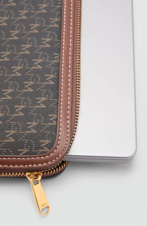 Mango Monogram Laptop Case
