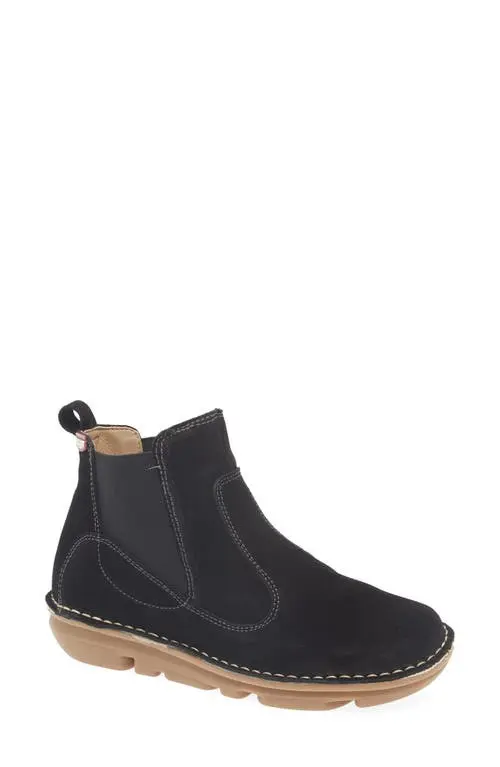 ON FOOT Silken Chelsea Boot - Black