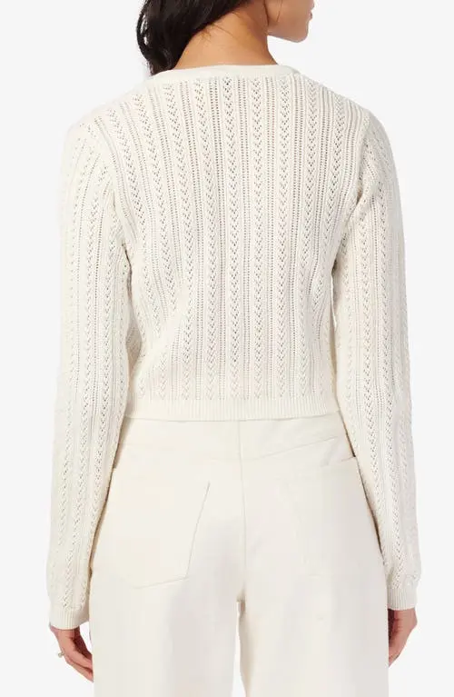 Cami Nyc Dresden Pointelle Crop Cardigan