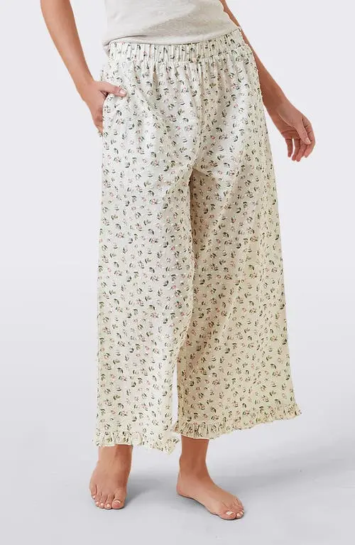 PAPINELLE Swiss Dot Crop Pajama Pants