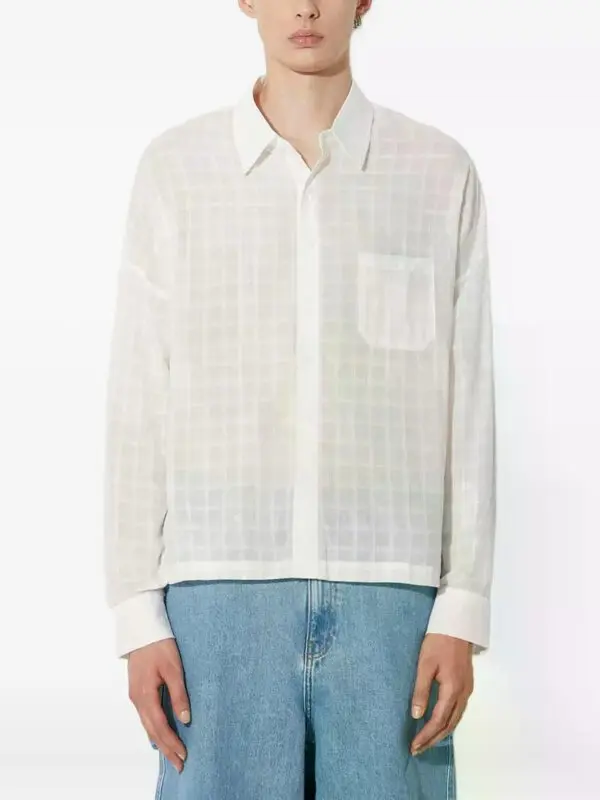 STAMPD Grid-pattern Shirt