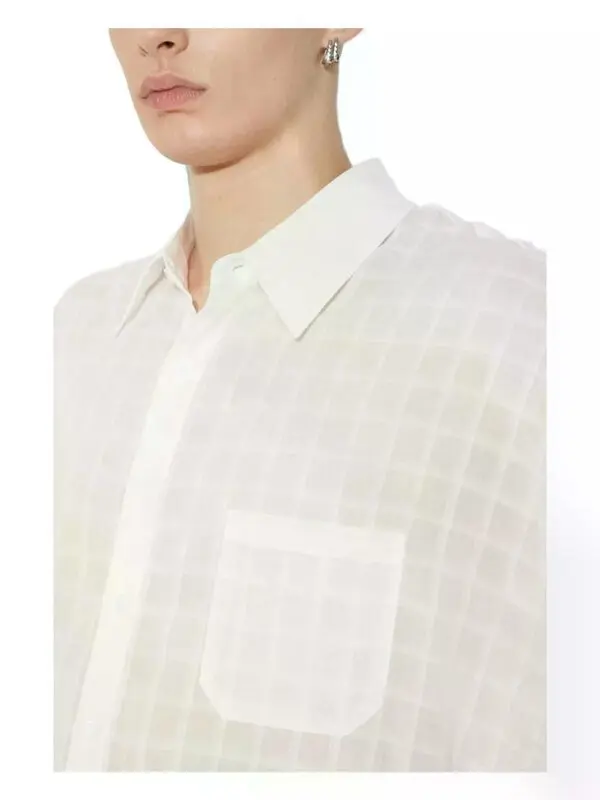 STAMPD Grid-pattern Shirt