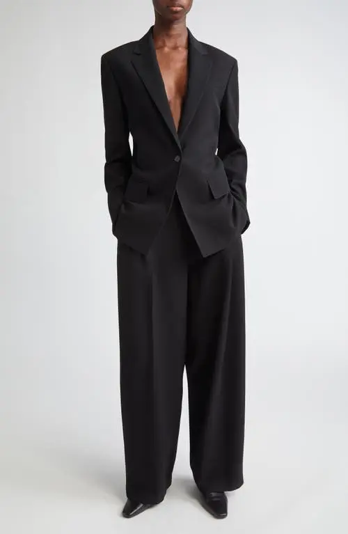 Lafayette 148 New York Fitted Responsible Finesse Crepe Blazer - Black