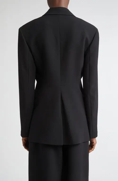 Lafayette 148 New York Fitted Responsible Finesse Crepe Blazer - Black