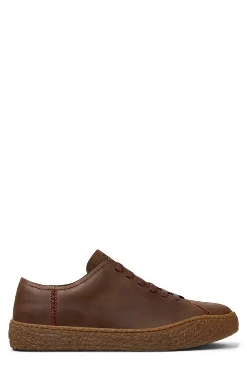 Camper Peu Terreno Leather Sneaker - Medium Brown