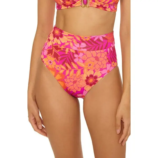 BECCA® By Rebecca Virtue Copacabana High Waist Bikini Bottom - Multi