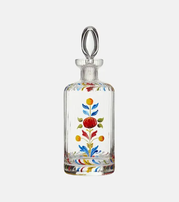 CABANA Murano Glass Oil Bottle - Transparent