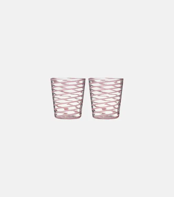 CABANA Giravolta Set Of 2 Glasses - Pink