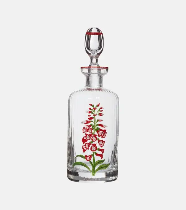 CABANA Fuchsia Murano Glass Oil Bottle - Red