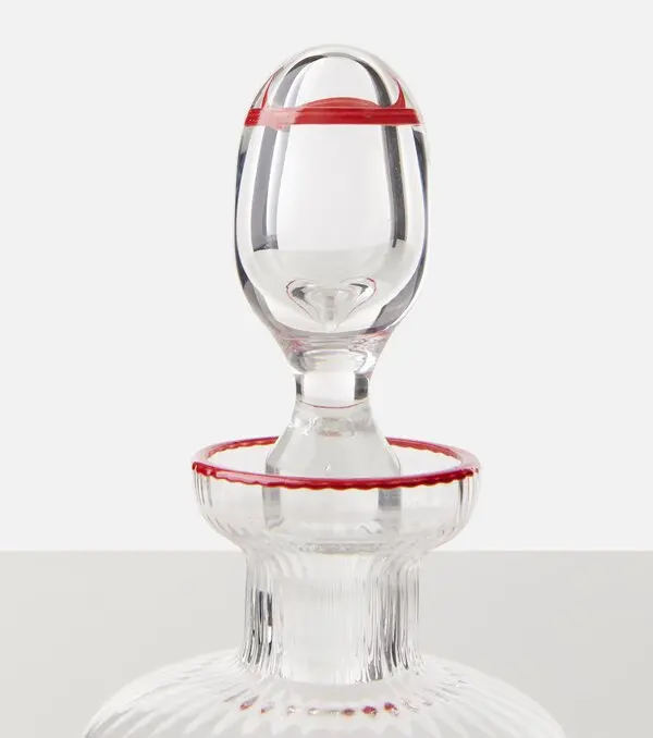 CABANA Fuchsia Murano Glass Oil Bottle - Red