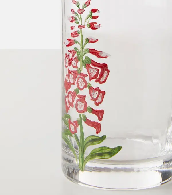 CABANA Fuchsia Murano Glass Oil Bottle - Red