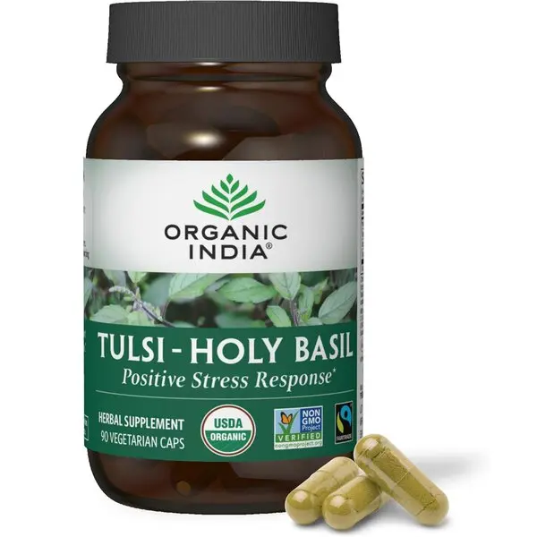 ORGANIC INDIA Tulsi Holy Basil 90 Capsules - One-color