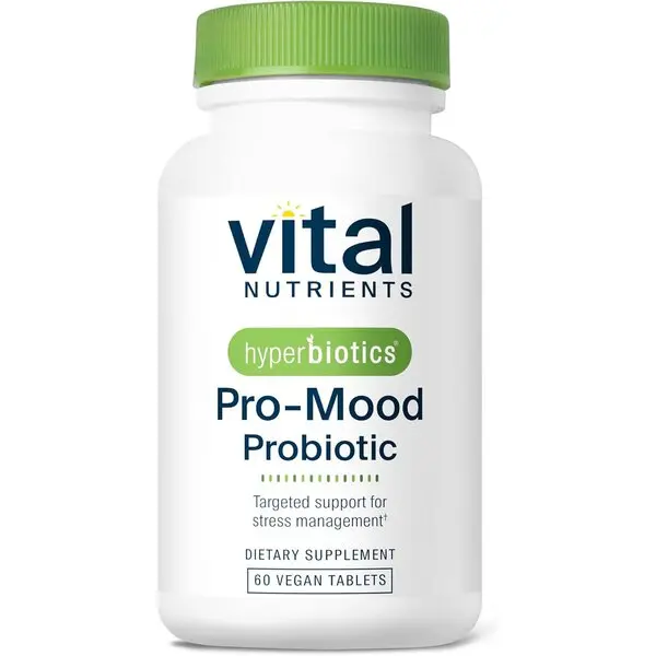 VITAL NUTRIENTS Hyperbiotics Pro-mood Probiotic 60 Tablets - One-color