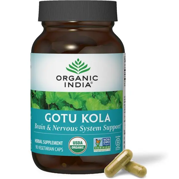 ORGANIC INDIA Gotu Kola 90 Capsules - One-color