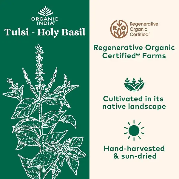 ORGANIC INDIA Tulsi-holy Basil 180 Capsules