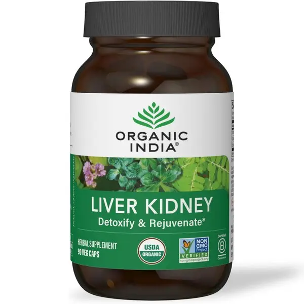 ORGANIC INDIA Liver Kidney 90 Capsules - One-color