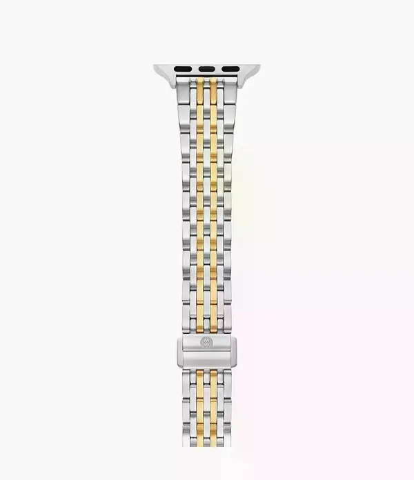 Michele Two-tone Apple Watch Bracelet - 18k 2-tone Gold-plated
