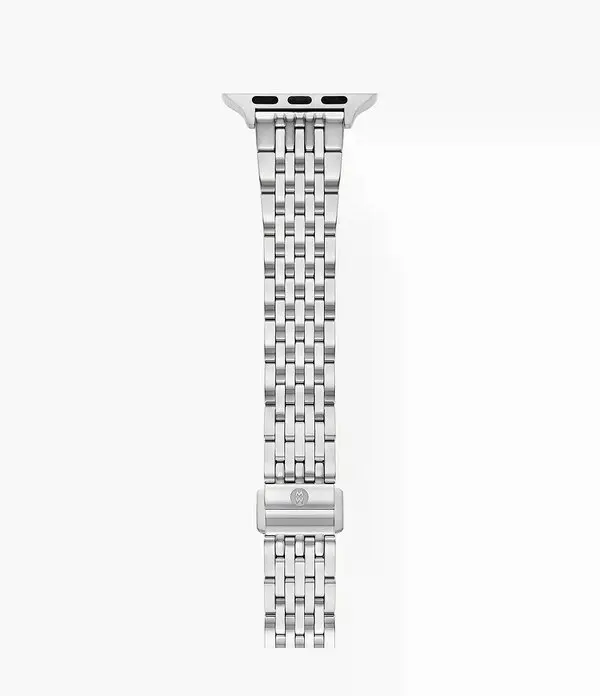 Michele Stainless Steel Apple Watch Bracelet - Silver