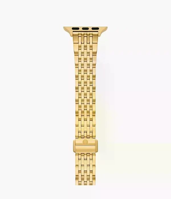 Michele Stainless Steel Apple Watch Bracelet Band - 18k Gold-plated