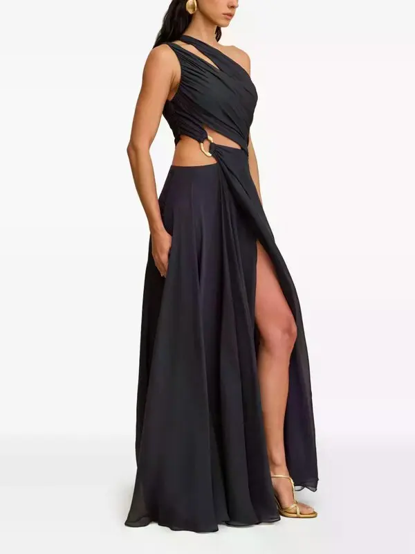 Cult Gaia Zan Gown Maxi Dress - Blue