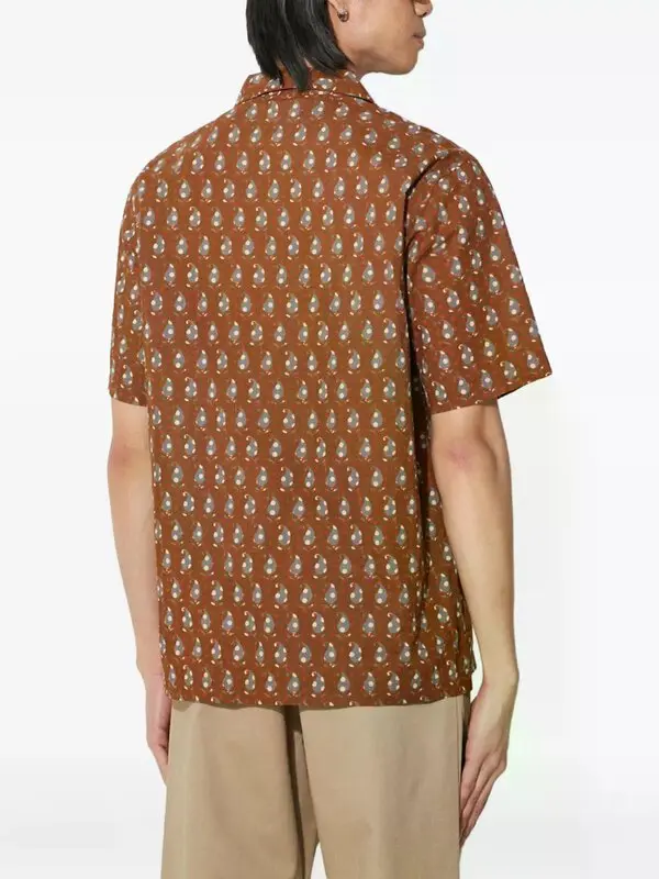 Universal Works Paisley-print Short-sleeve Shirt