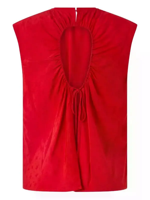 Pinko Tie-back Sleeveless Top