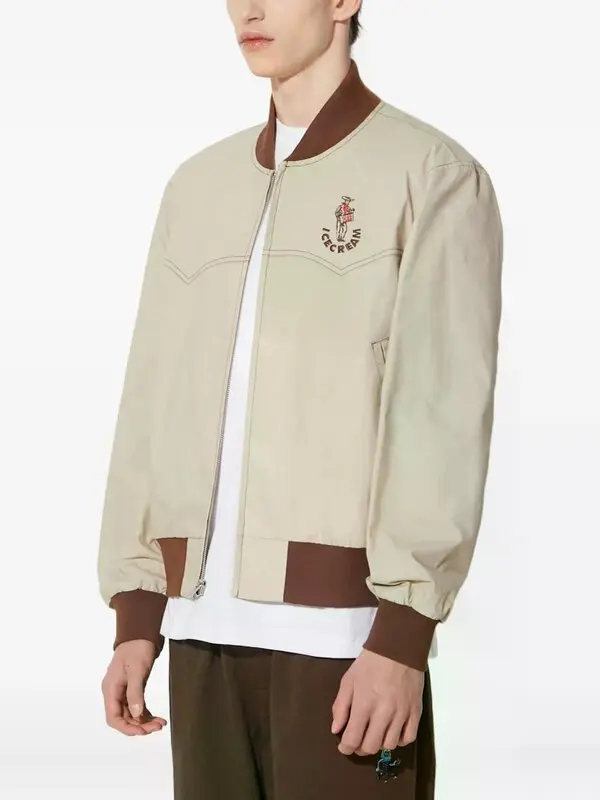ICECREAM Logo Embroidered Bomber Jacket