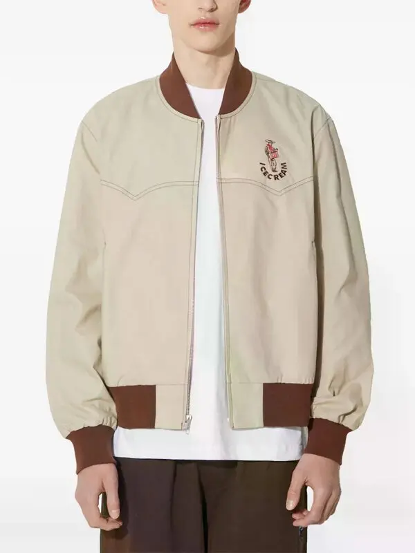 ICECREAM Logo Embroidered Bomber Jacket