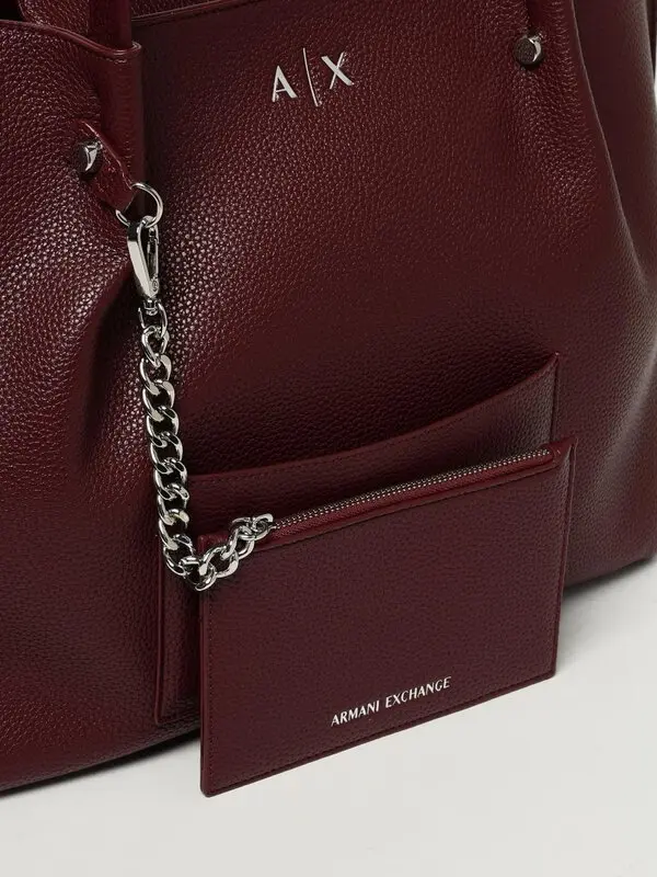 Armani Exchange Tote Bag - Burgundy