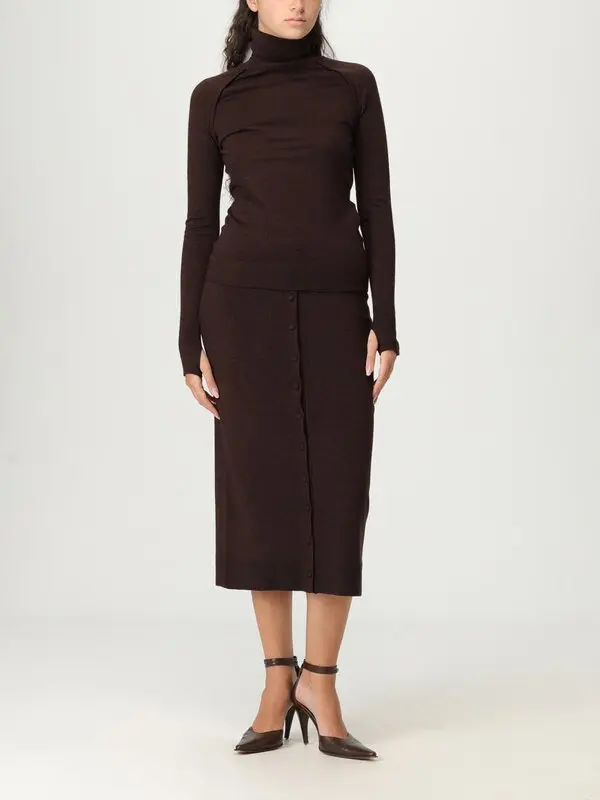 Victoria Beckham Button Front Knit Skirt