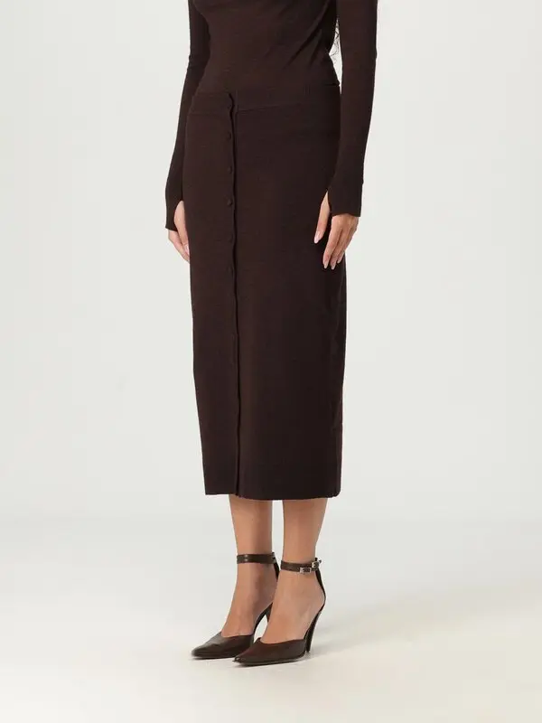 Victoria Beckham Button Front Knit Skirt