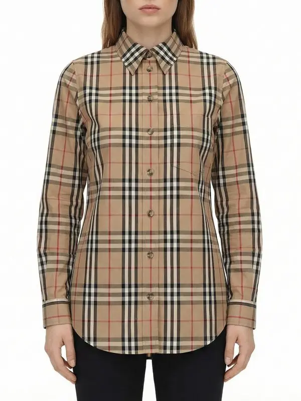 Burberry Classic Check Shirt - Red
