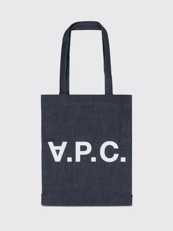 A.p.c. Laure Cotton Denim Tote Bag - Blue