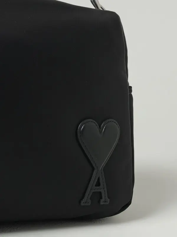 AMI Paris Shoulder Bag - Black