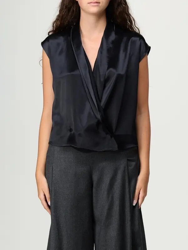 Alberta Ferretti Sleeveless Blouse - Black