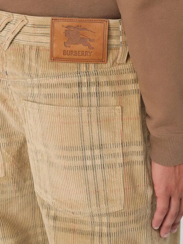 Burberry Plaid Trousers