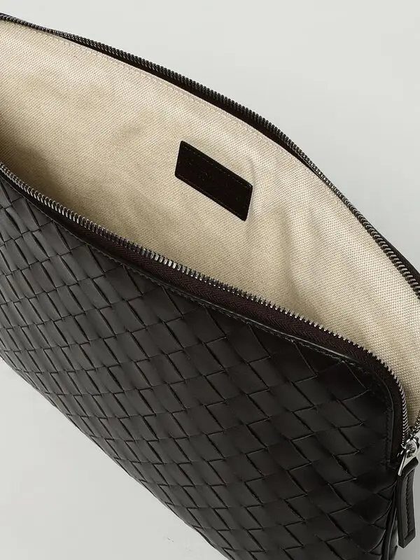 Bottega Veneta Woven Briefcase - Brown