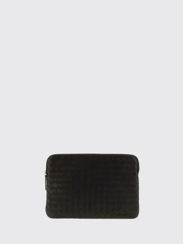 Bottega Veneta Woven Briefcase - Silver