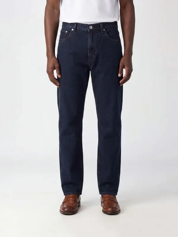 AGOLDE Curtis Straight Fit Jeans In Regenerative Cotton Denim - Black