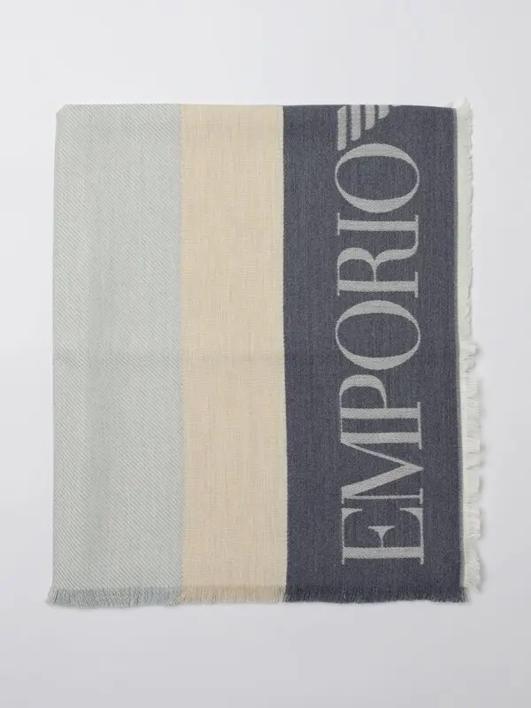 Emporio Armani Scarf - Gnawed Blue