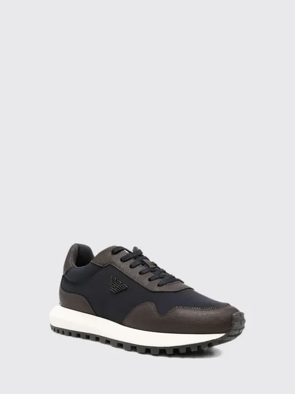 Emporio Armani Lace-up Sneakers - Navy