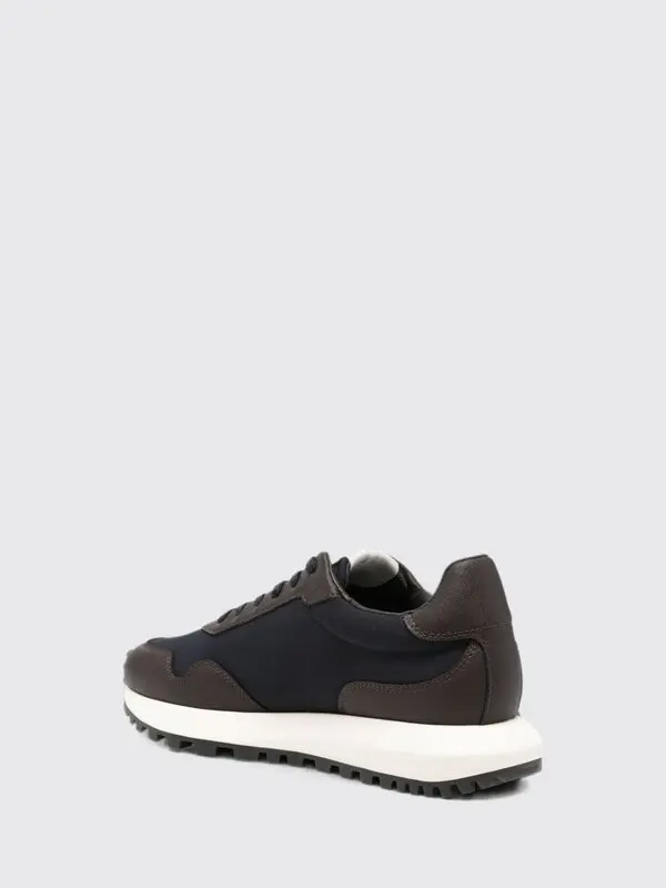 Emporio Armani Lace-up Sneakers - Navy