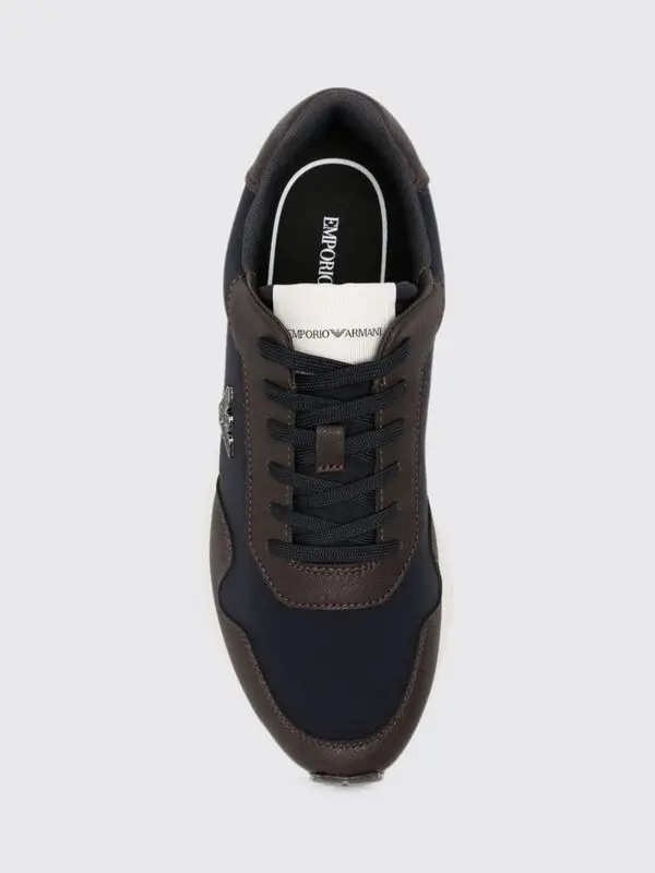 Emporio Armani Lace-up Sneakers - Navy