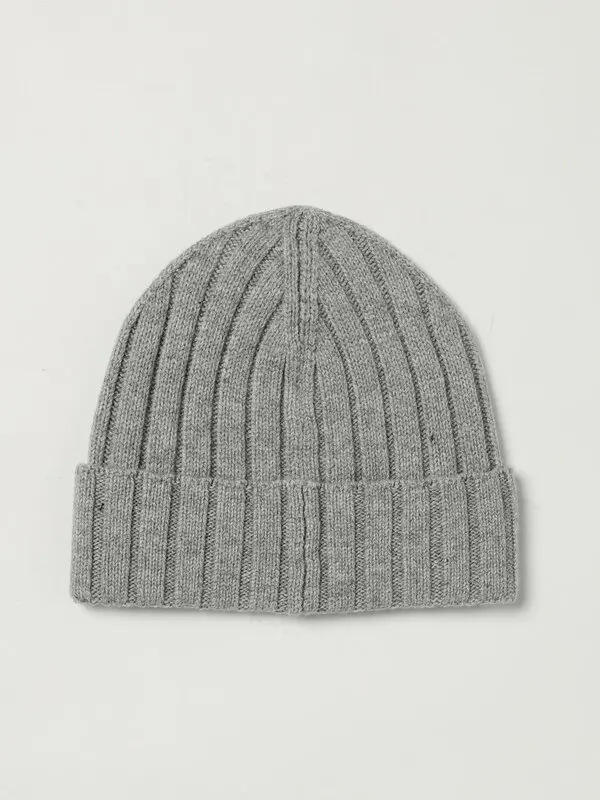 Emporio Armani Ribbed Beanie - Grey