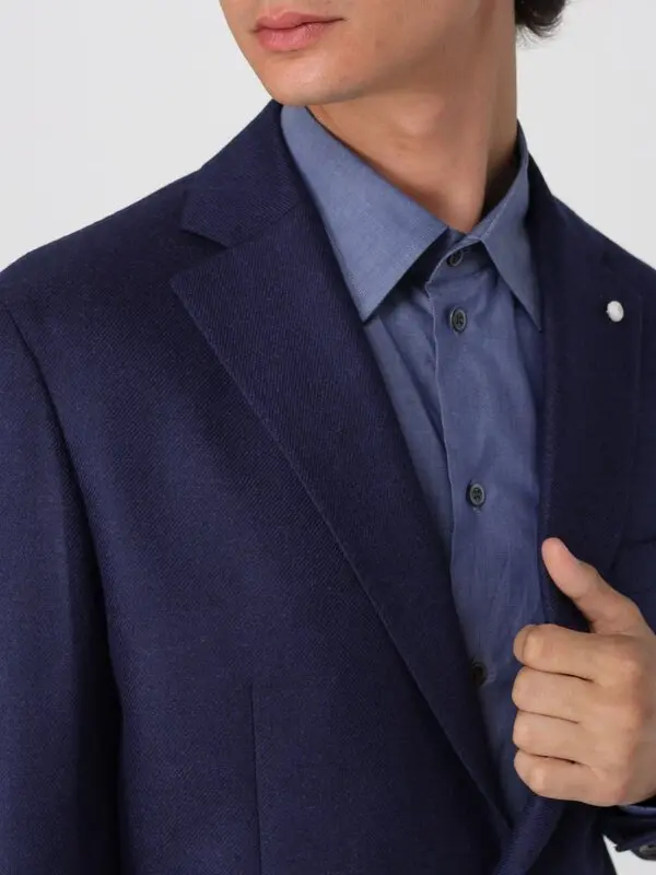 LUIGI BIANCHI Tailored Jacket - Blue