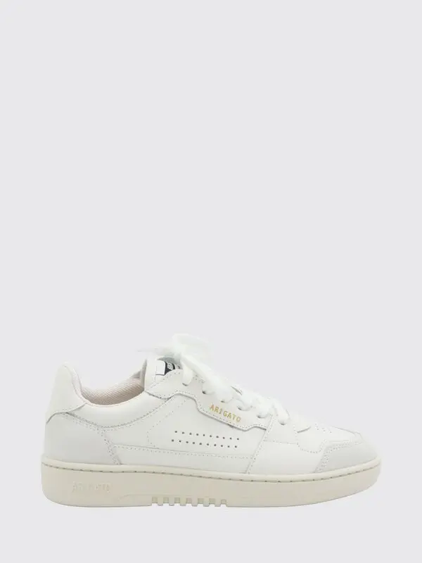 Axel Arigato Dice Lo Leather And Suede Sneakers With Perforated Toe - White