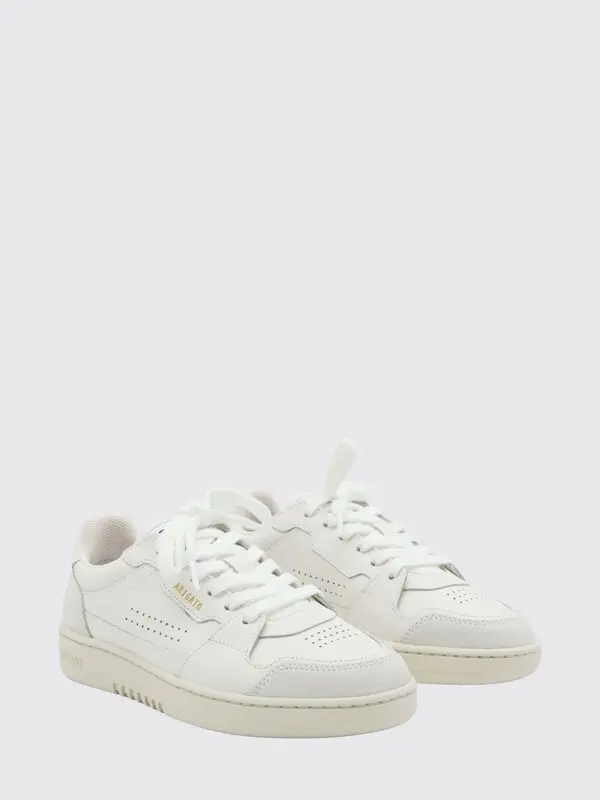 Axel Arigato Dice Lo Leather And Suede Sneakers With Perforated Toe - White
