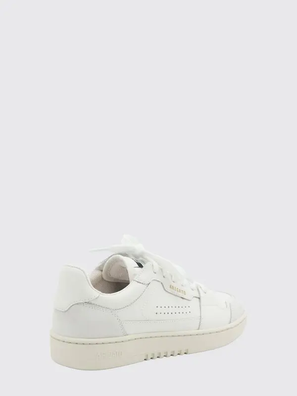 Axel Arigato Dice Lo Leather And Suede Sneakers With Perforated Toe - White