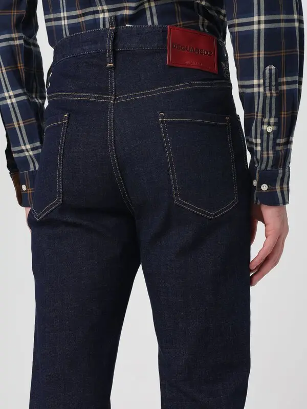 Dsquared2 Straight Leg Jeans - Blue